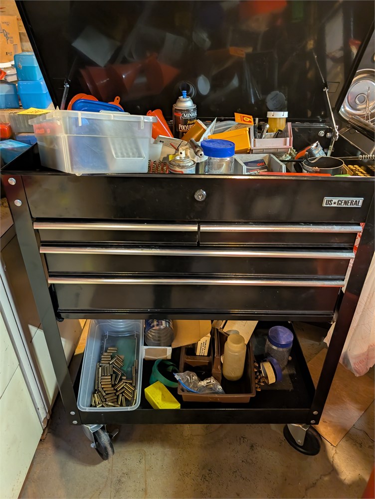 Great Finds Online Auctions - U.S. General 30 in., 4-Drawer Tech Cart ...