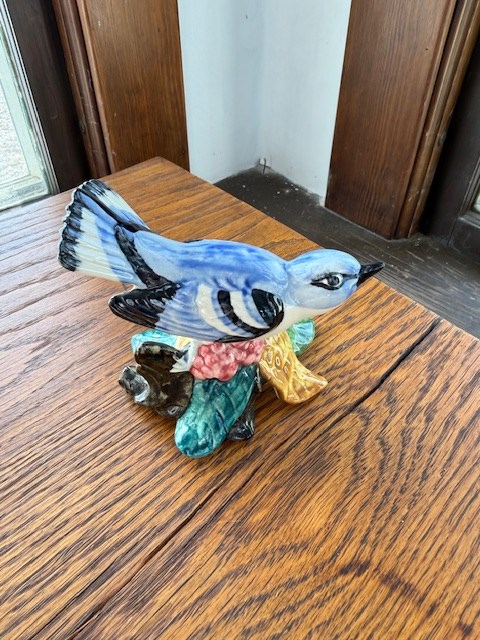 Great Finds Online Auctions - Stangi Pottery Cerulean Warbler Bird Figurine