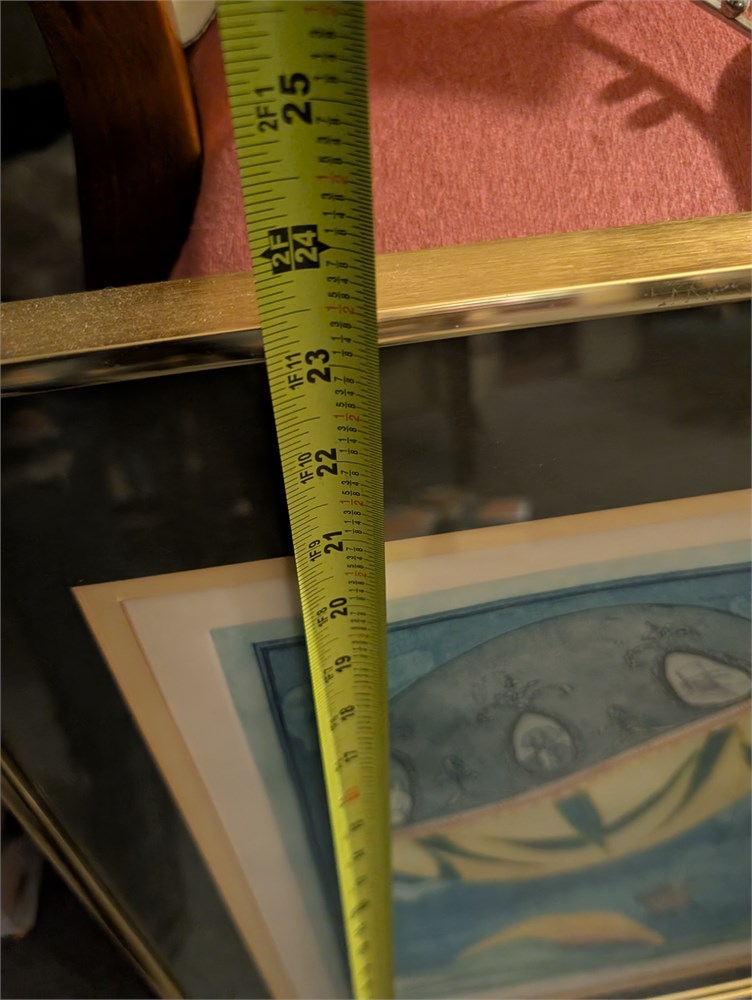 Great Finds Online Auctions - Vintage Framed Jennifer Berringer Pencil ...