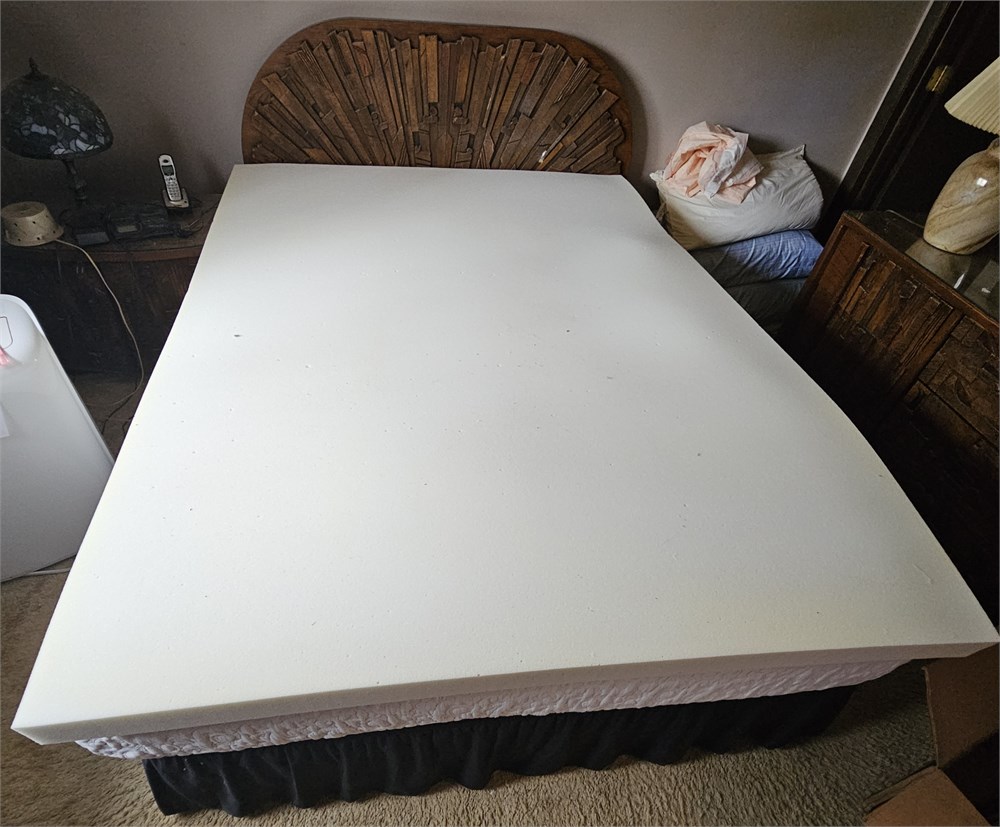Great Finds Online Auctions - Mid Century Modern Brutalist Pueblo Bed ...