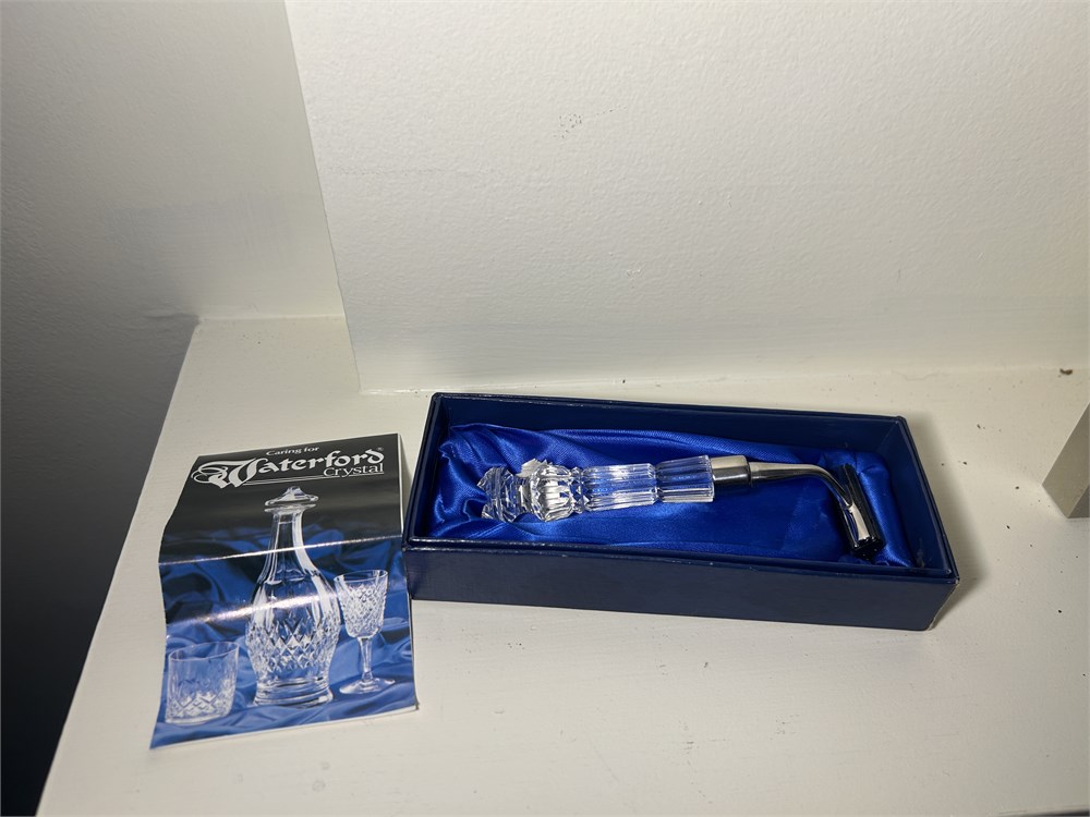 Great Finds Online Auctions - Vintage Waterford Crystal shaving razor