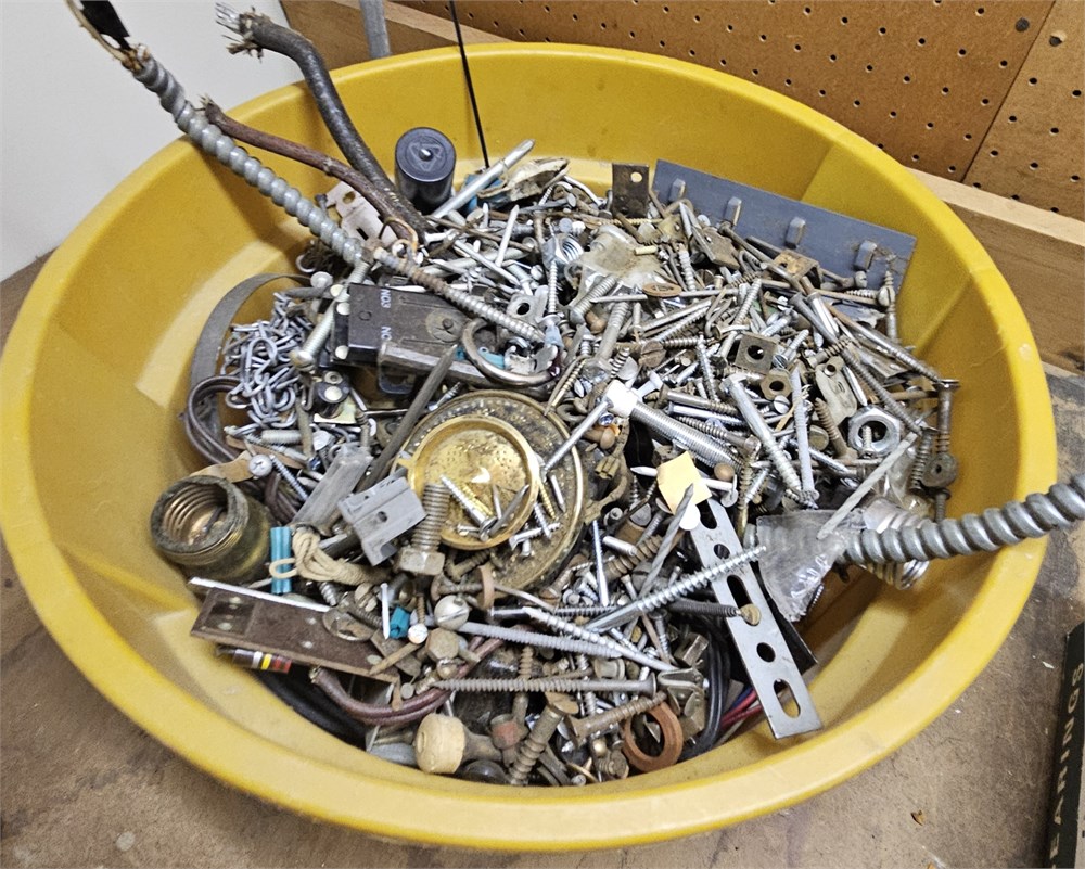 Great Finds Online Auctions - Bucket of Hardware
