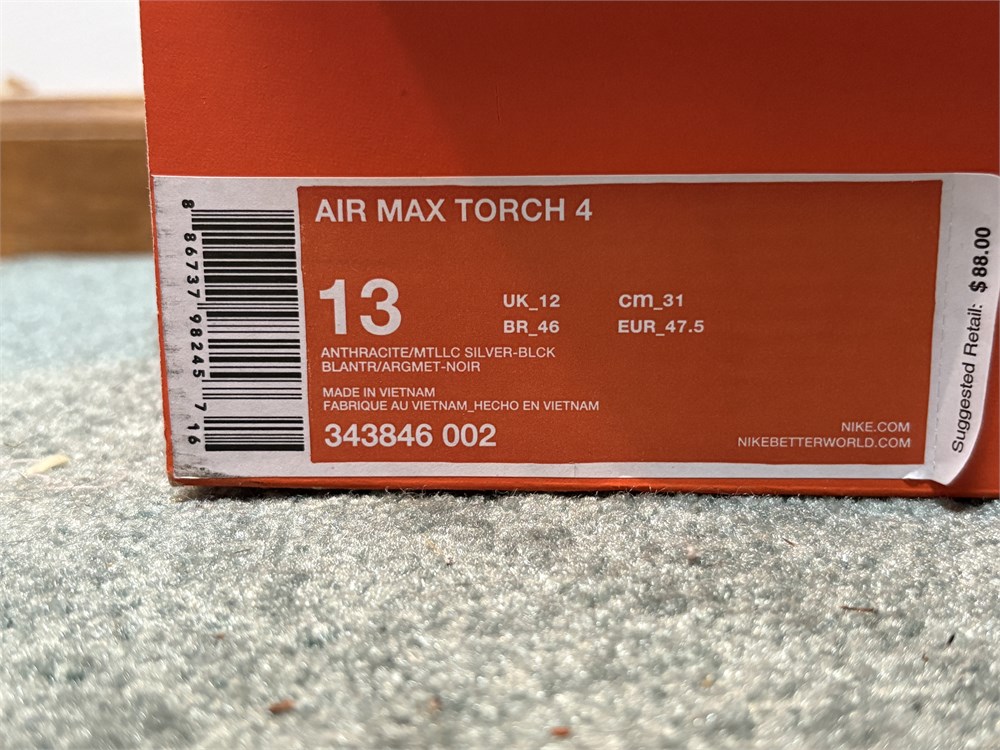 Great Finds Online Auctions - Nike Air Max Torch 4 sneakers