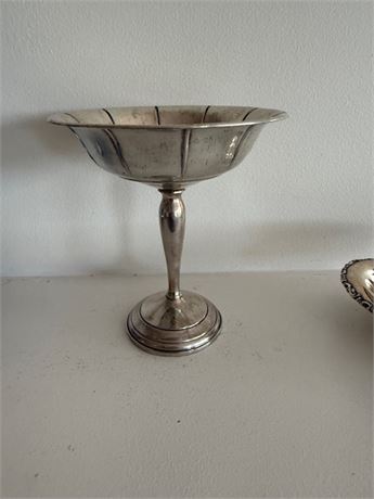 Great Finds Online Auctions - Preisner Sterling Silver Weighted Compote