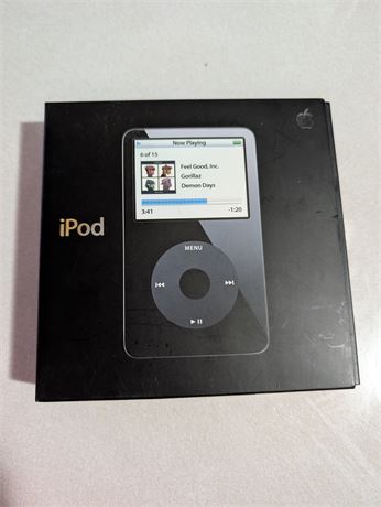 Great Finds Online Auctions - Apple iPod 5th Gen 30GB Black (MA146LL/A)