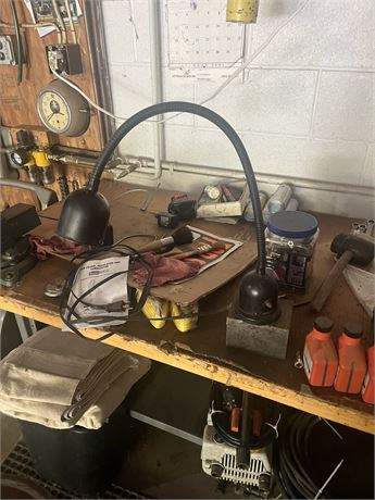 Great Finds Online Auctions - Electrix Flexible Arm Task Lamp