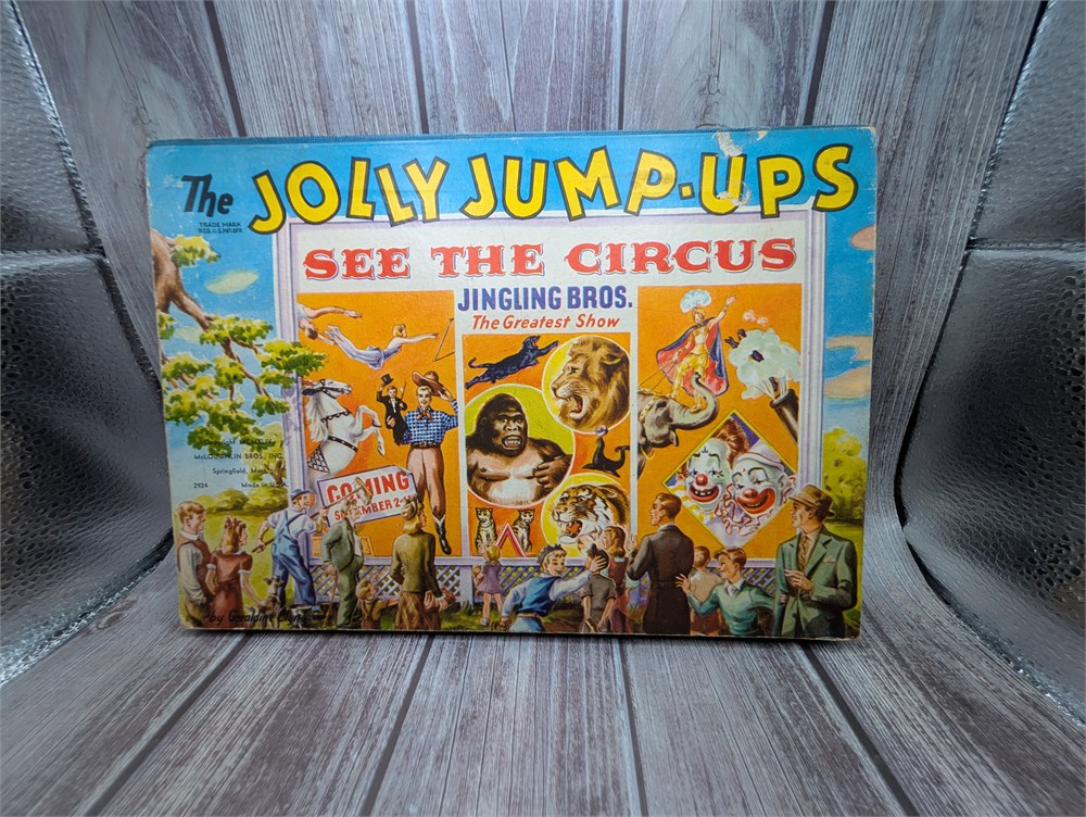 Great Finds Online Auctions - The Jolly Jump-Ups See the Circus
