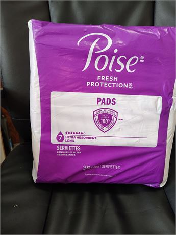 Great Finds Online Auctions - New Poise Fresh Protection Pads 39 Count