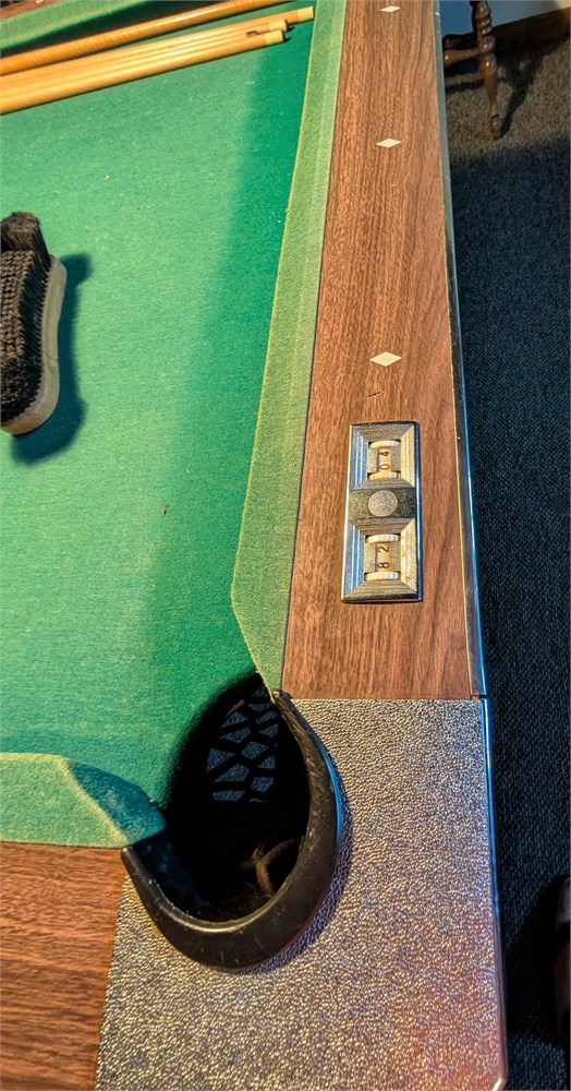 Great Finds Online Auctions - Mid-20th Century Fischer Pool Table