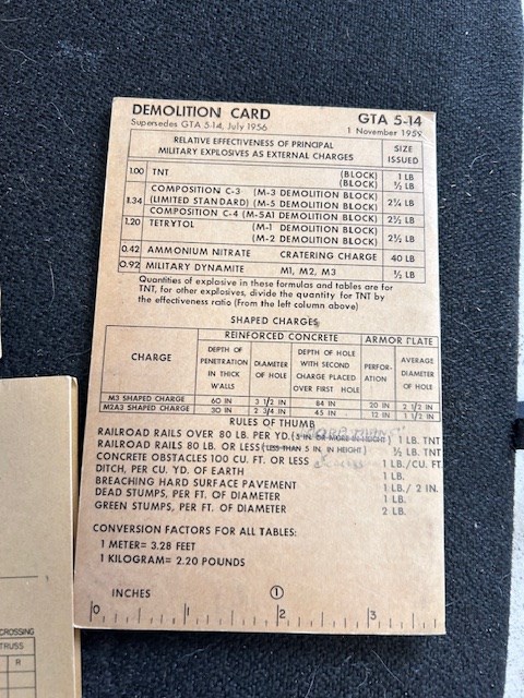 Great Finds Online Auctions - 1956 US Army Engineer School Training ...