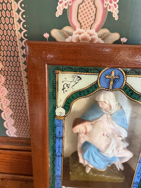 Great Finds Online Auctions - Antique Catholic Last Rites Viaticum Wall ...