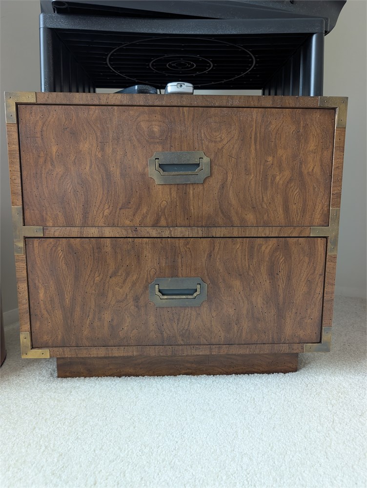 Great Finds Online Auctions - Dixie Campaign Nightstand - Mid-Century ...