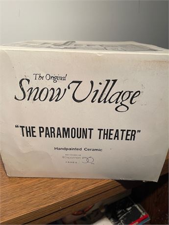 Great Finds Online Auctions - The Original Snow Village ‘The Paramount ...