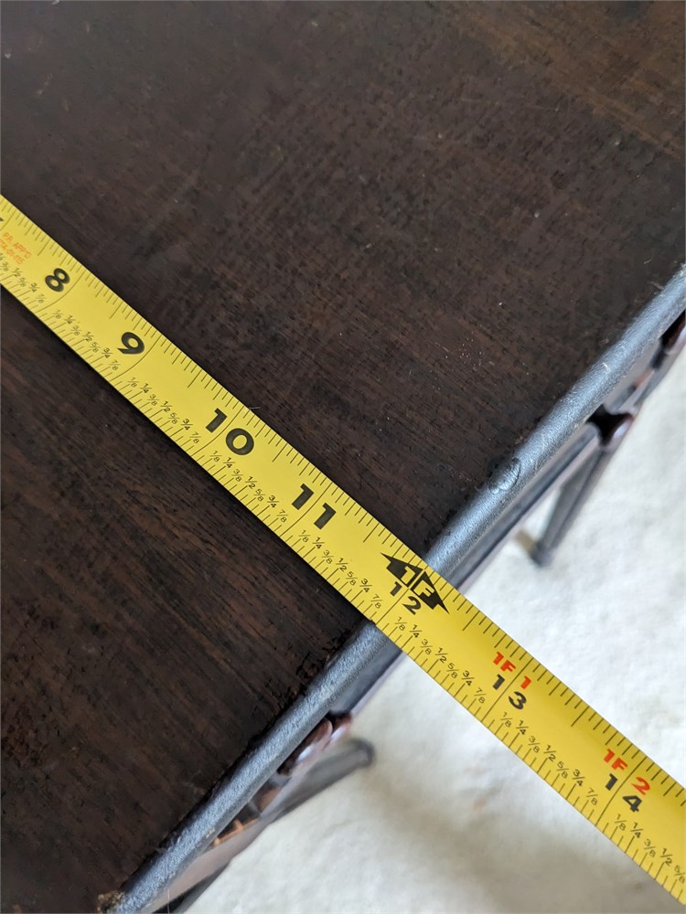 Great Finds Online Auctions - Antique Wood Drop Side Table
