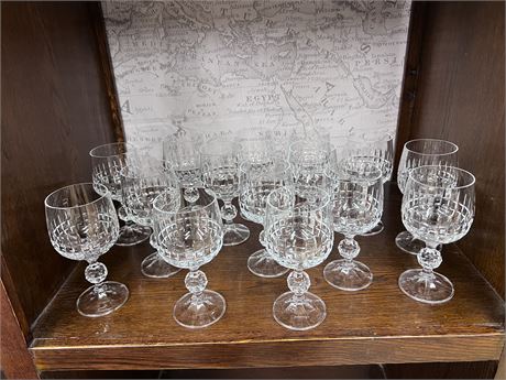 Great Finds Online Auctions - Collection of Belfast Crystal Stemware ...