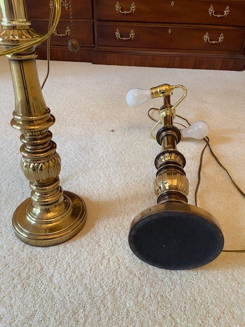 Great Finds Online Auctions - Brass Stiffel Double Socket Pull Chain ...