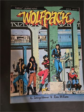 Great Finds Online Auctions - Vintage Marvel Comics WOLFPACK Graphic ...