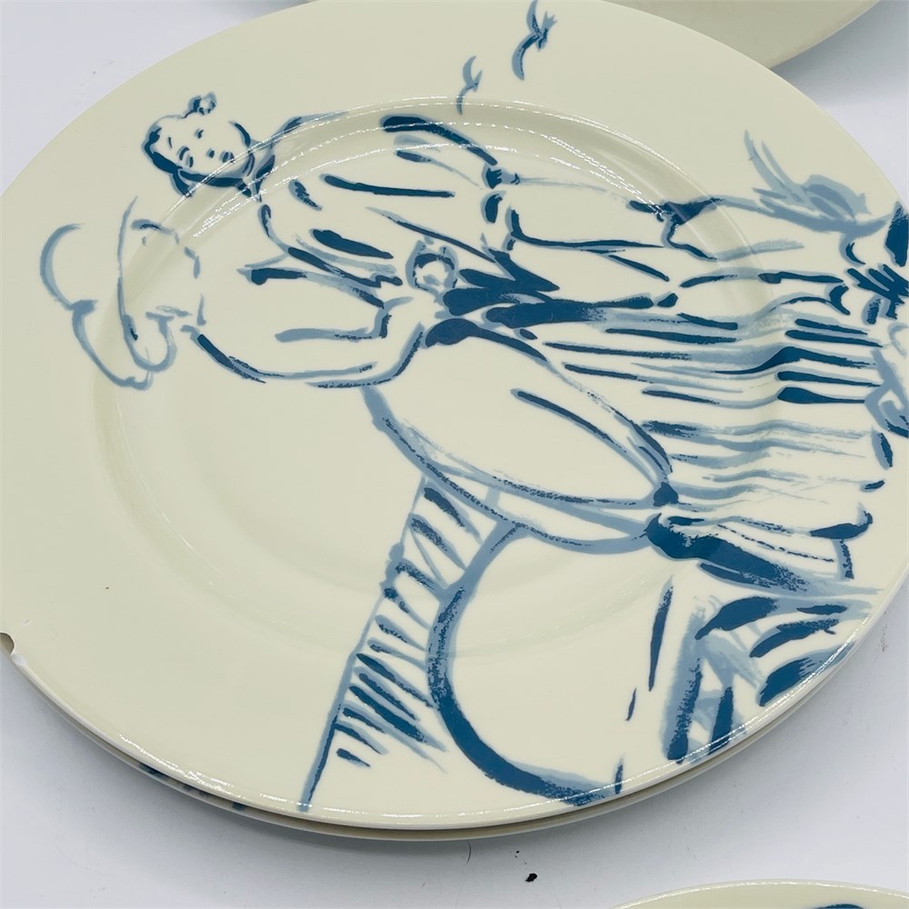 Great Finds Online Auctions - Pierre Frey Vintage Porcelain Dinner ...