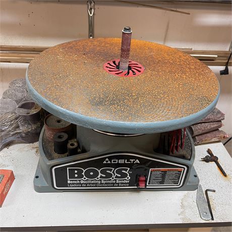Great Finds Online Auctions - DELTA Boss Bench Oscillating Spindle Sander