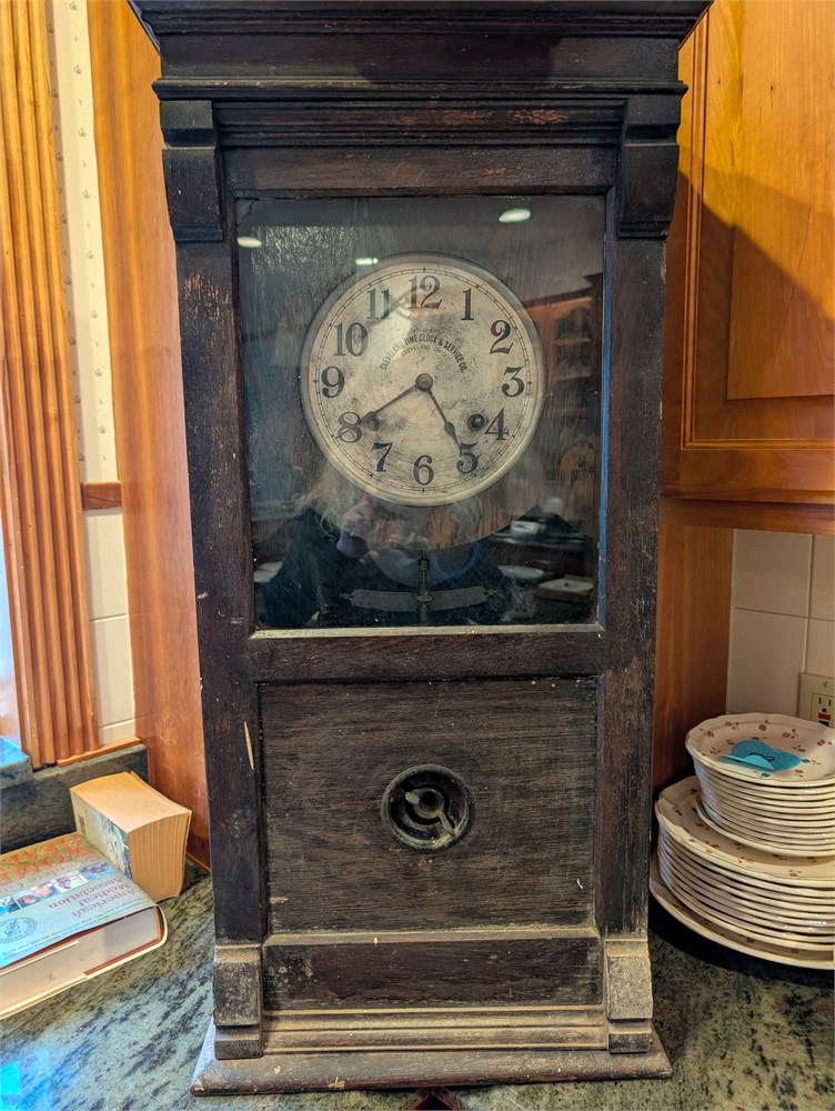 Great Finds Online Auctions - Antique Cincinnati Time Recorder time clock