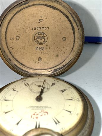 Great Finds Online Auctions - Antique German Pocket Watch on Brass ...