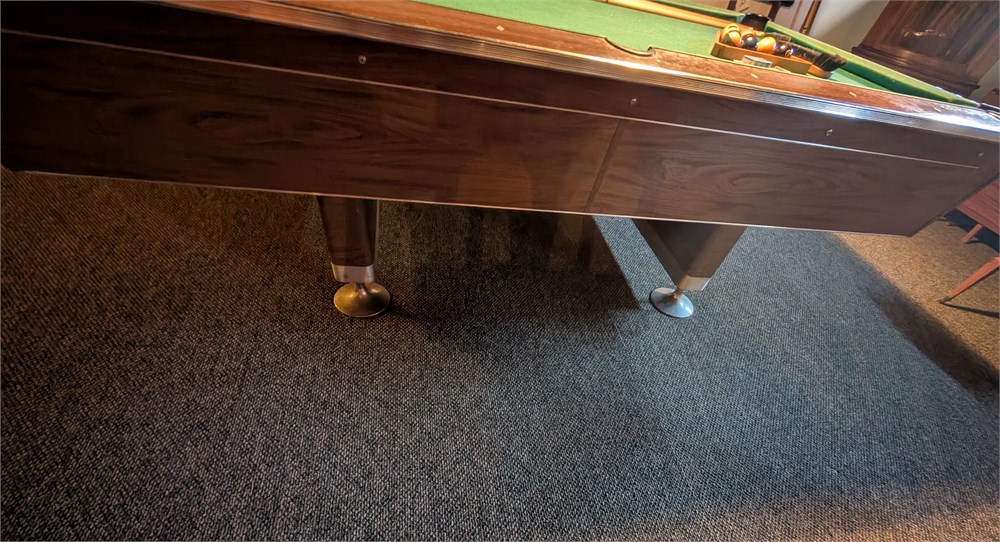 Great Finds Online Auctions - Mid-20th Century Fischer Pool Table