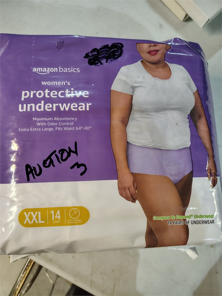 Great Finds Online Auctions - New Protective Underwear XXL 14 counts