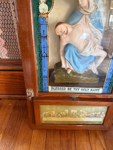 Great Finds Online Auctions - Antique Catholic Last Rites Viaticum Wall ...
