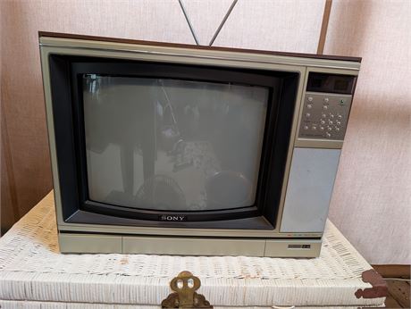 Great Finds Online Auctions - Sony Trinitron 19 inch Color TV