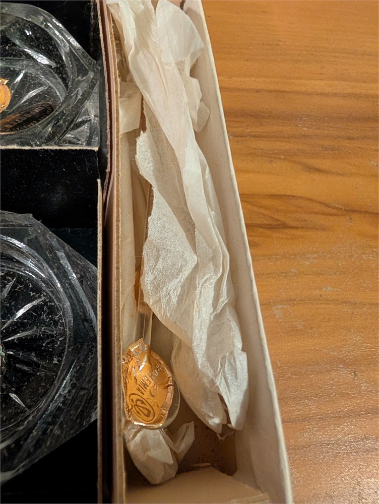 Great Finds Online Auctions - Bohemia Crystal salt cellars