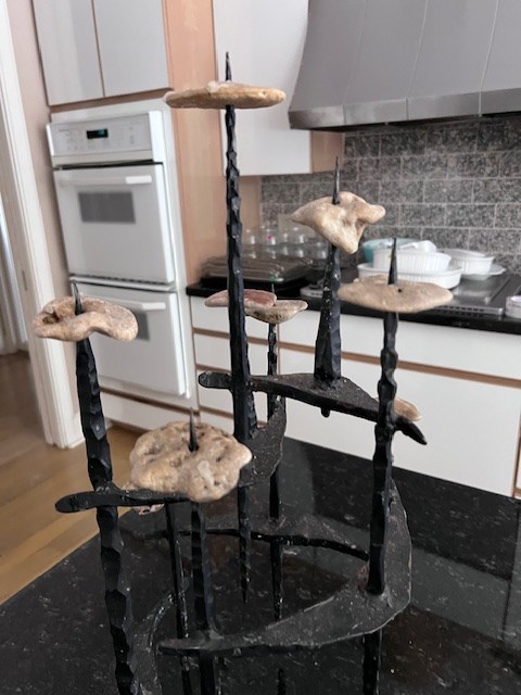 Great Finds Online Auctions - David Palombo Brutalist Iron & Stone ...