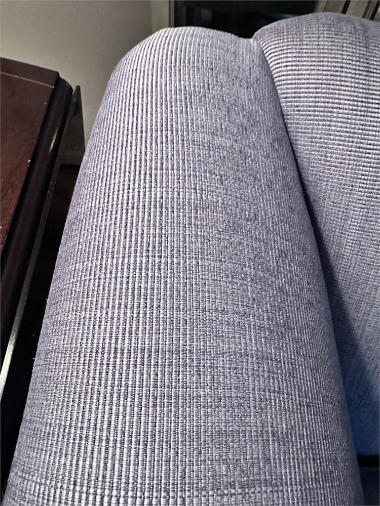 Great Finds Online Auctions - Classic Blue 2-Seat Camelback Sofa