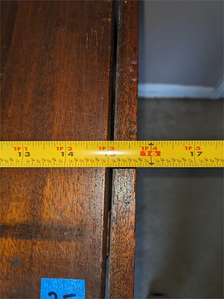Great Finds Online Auctions - Antique Wood Drop Side Table