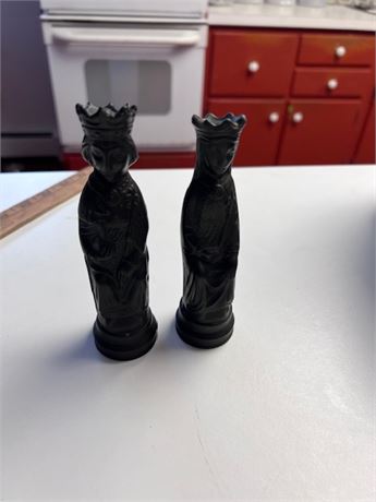 Great Finds Online Auctions - Wedgwood Black Basalt King and Queen ...