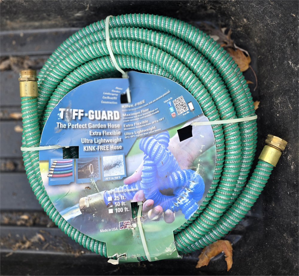 Great Finds Online Auctions - 50 ft. Tuff-Guard Kink-Free Garden Hose