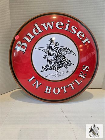 Great Finds Online Auctions - Vintage Budweiser In Bottles Red Litho ...