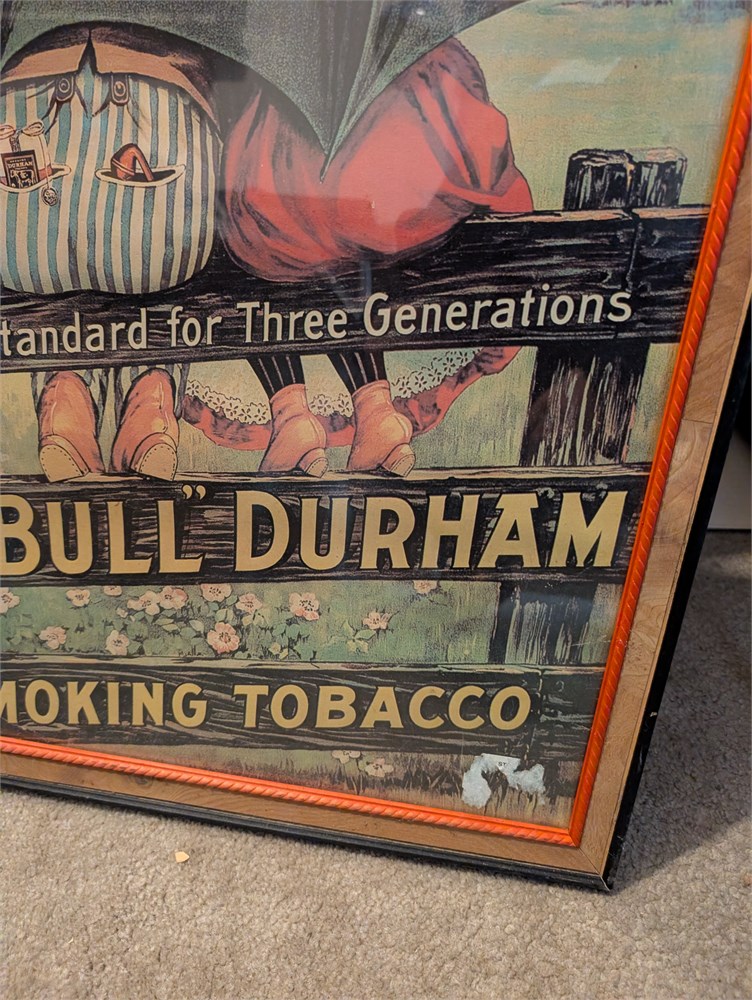 Great Finds Online Auctions - Vintage "Genuine Bull Durham Smoking ...