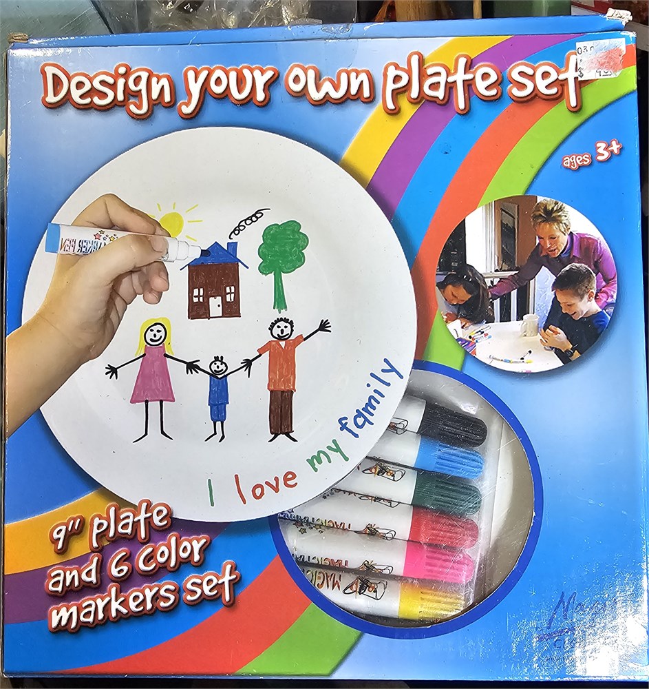 Great Finds Online Auctions - Design Your Own Plate Set