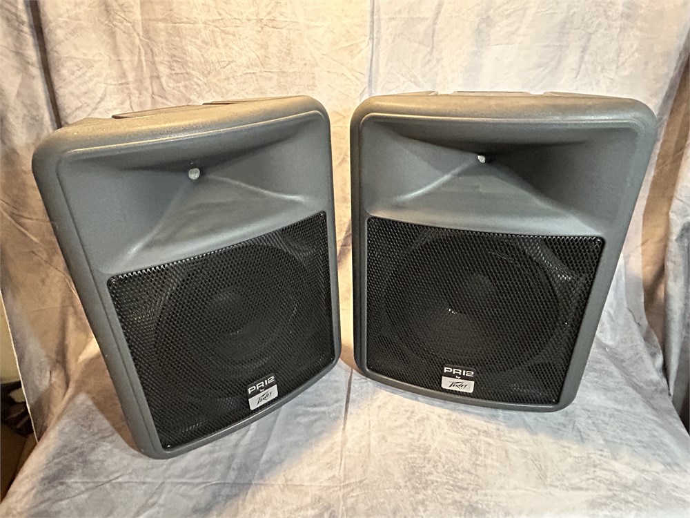 Great Finds Online Auctions - Two Peavey PR12 Passive Speakers